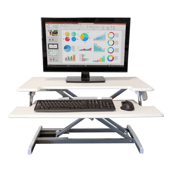 Victor High Rise Compact Height Adjustable Sit-Stand Workstation DCX61 ...